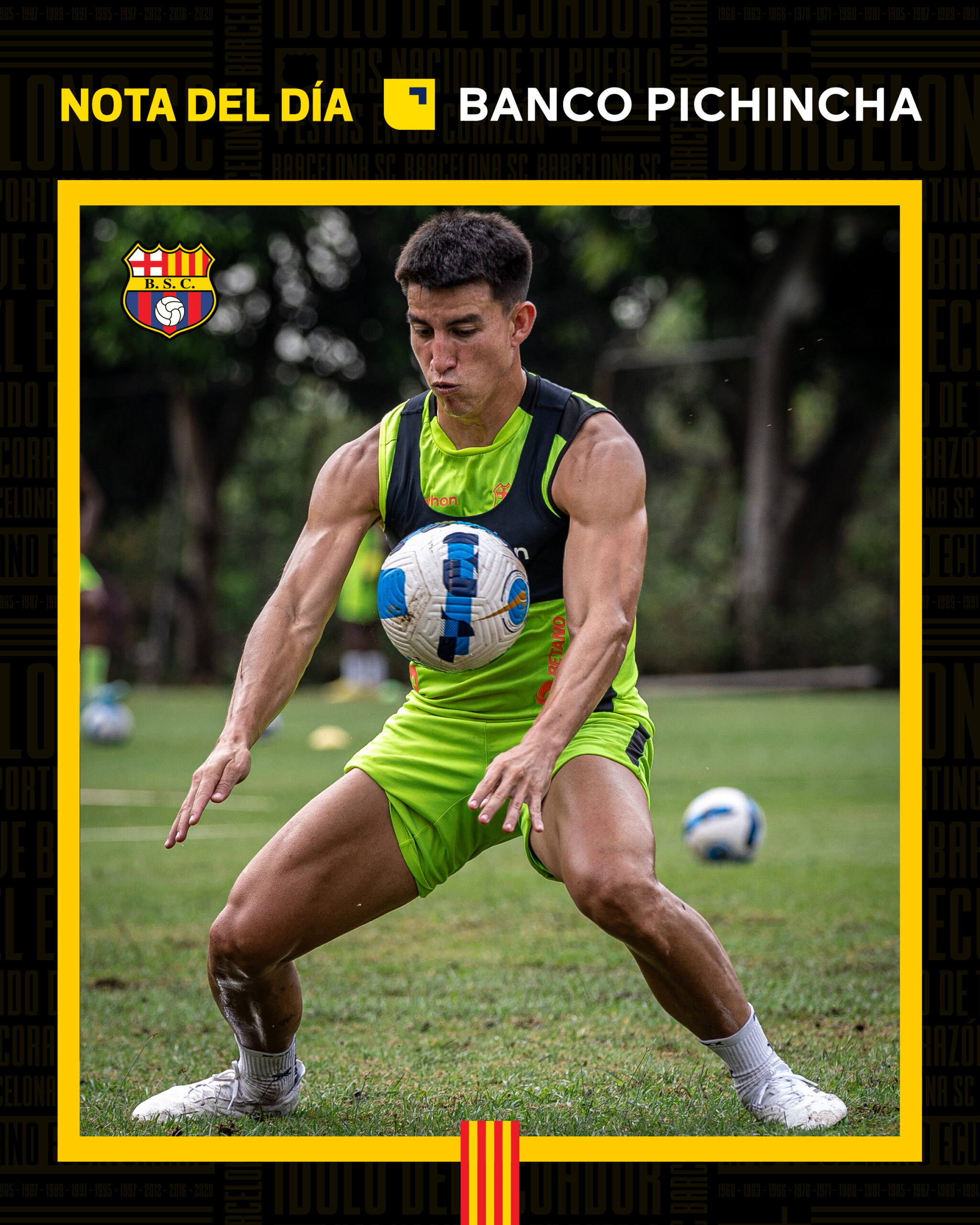 Alistando el equipo para el Domingo - Barcelona Sporting Club