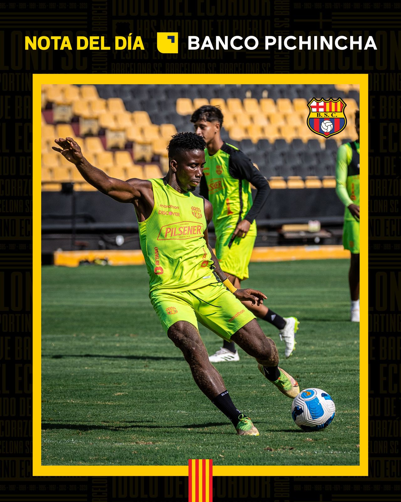 Práctica de viernes el Banco Pichincha - Barcelona Sporting Club