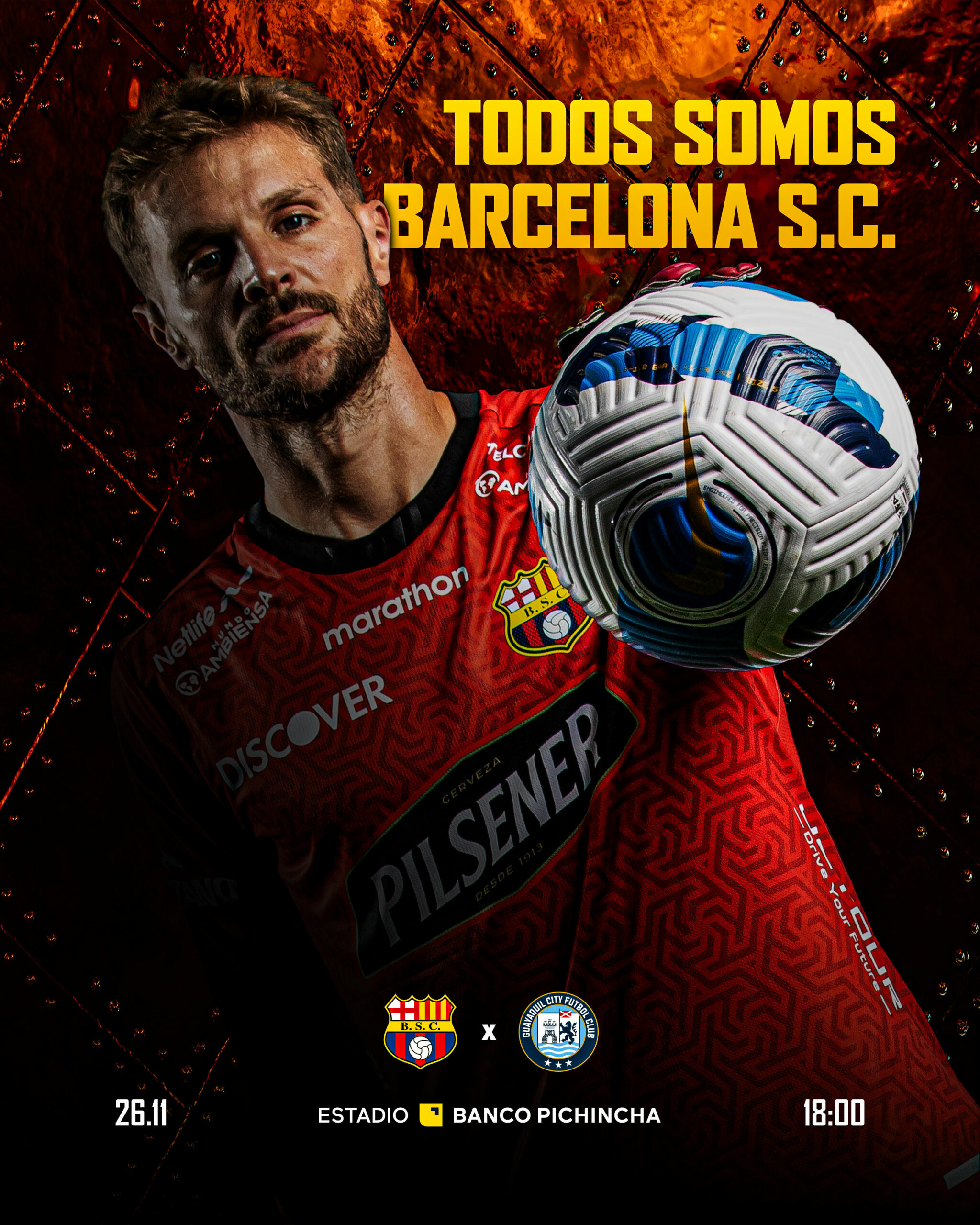 Venta de boletos contra Guayaquil City - Barcelona Sporting Club