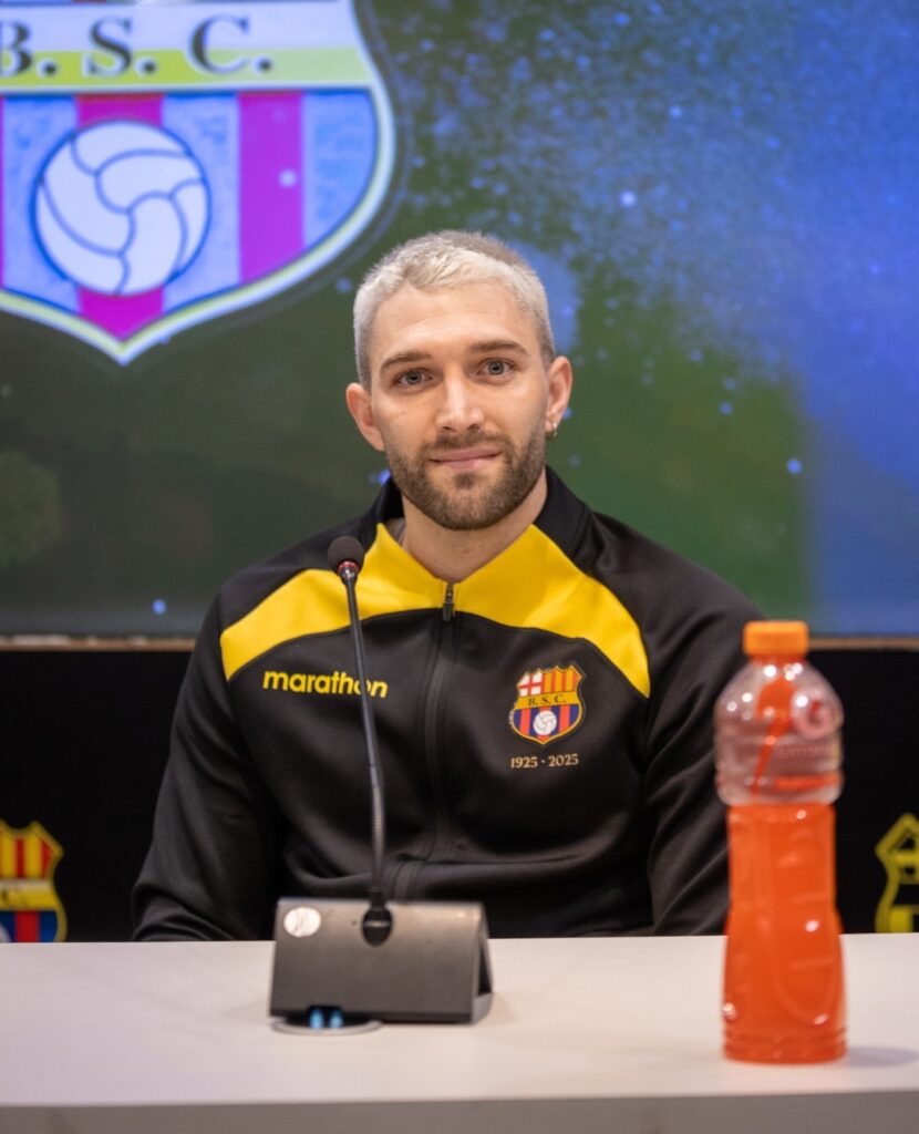 Ignacio de Arruabarrena en rueda de prensa - Barcelona Sporting Club